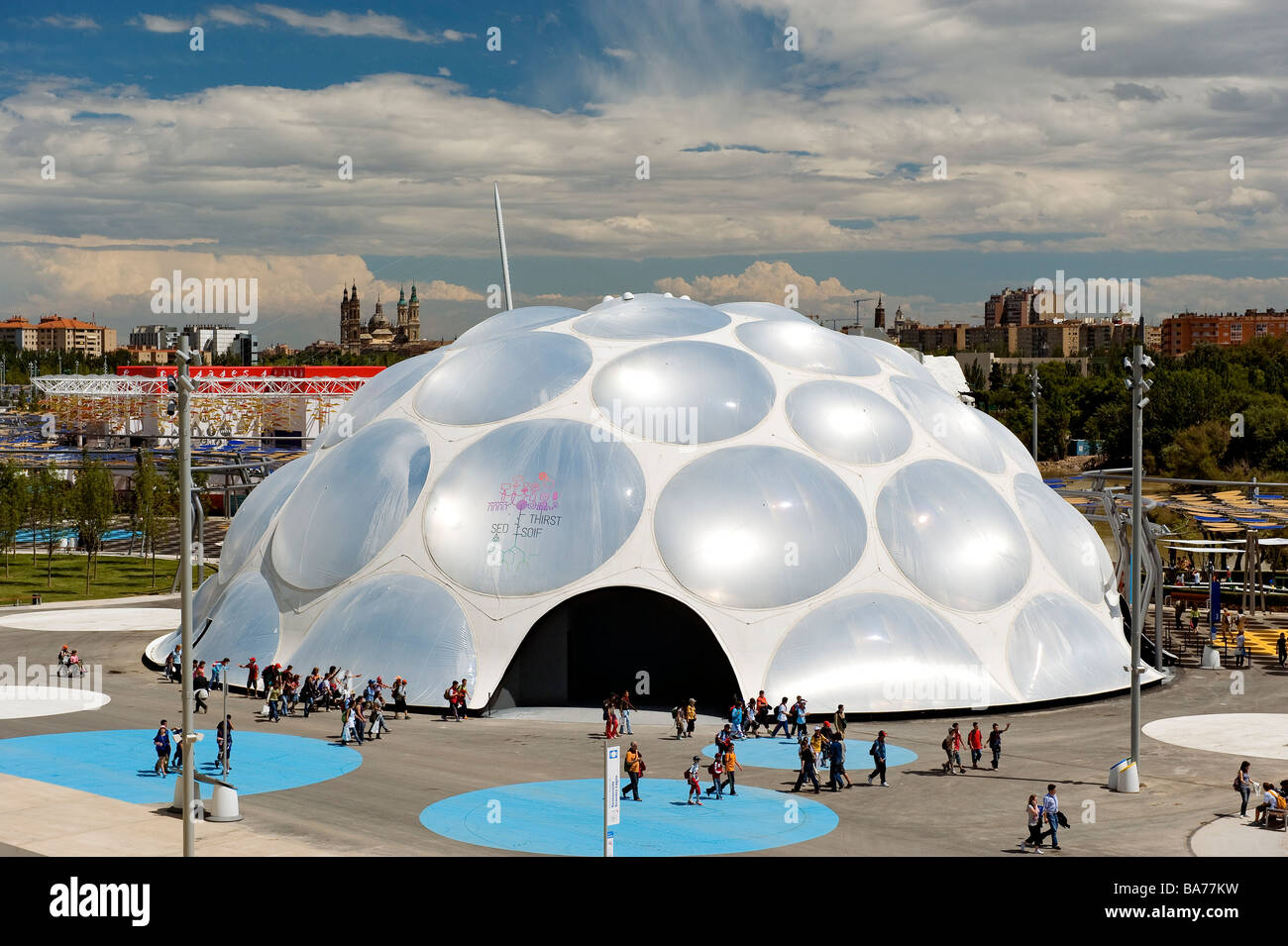 Spain, Aragon, Zaragoza, Expo Zaragoza 2008, Pavillion of the Thirst ...