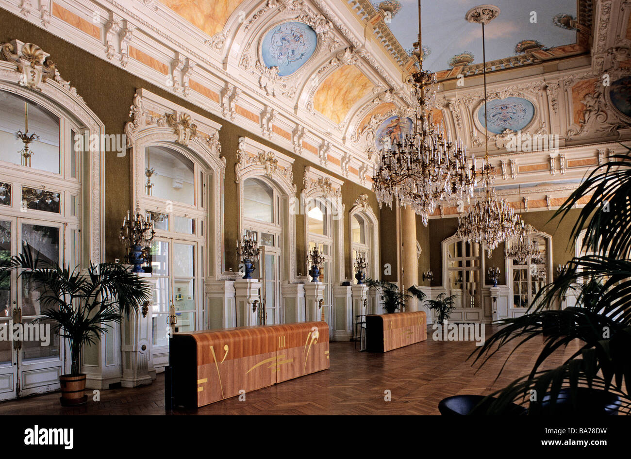France, Allier, Vichy, the Casino, room Napoleon 3rd Stock Photo - Alamy