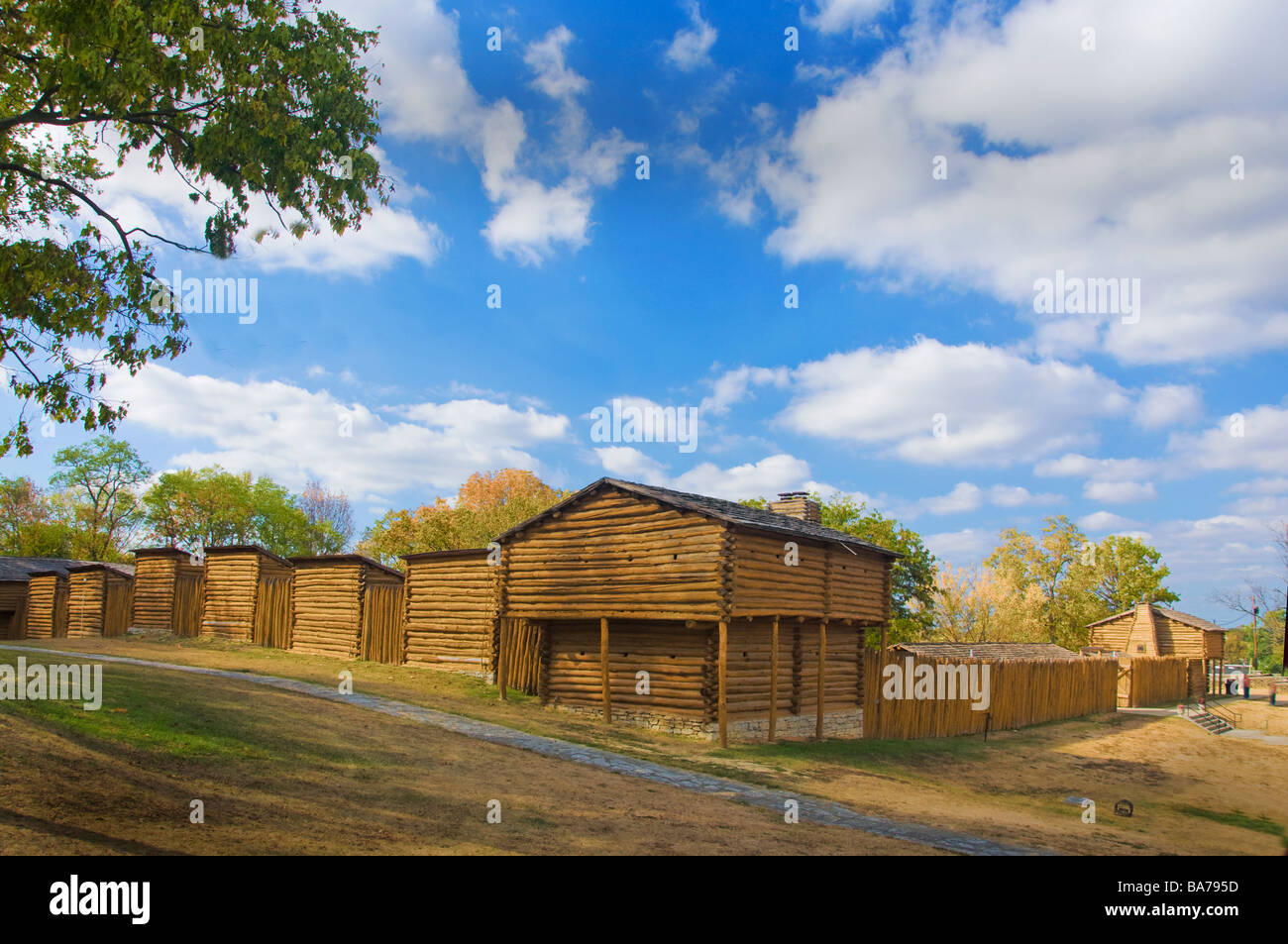 Fort Harrod State Park, Harrodsburg KY Stock Photo - Alamy