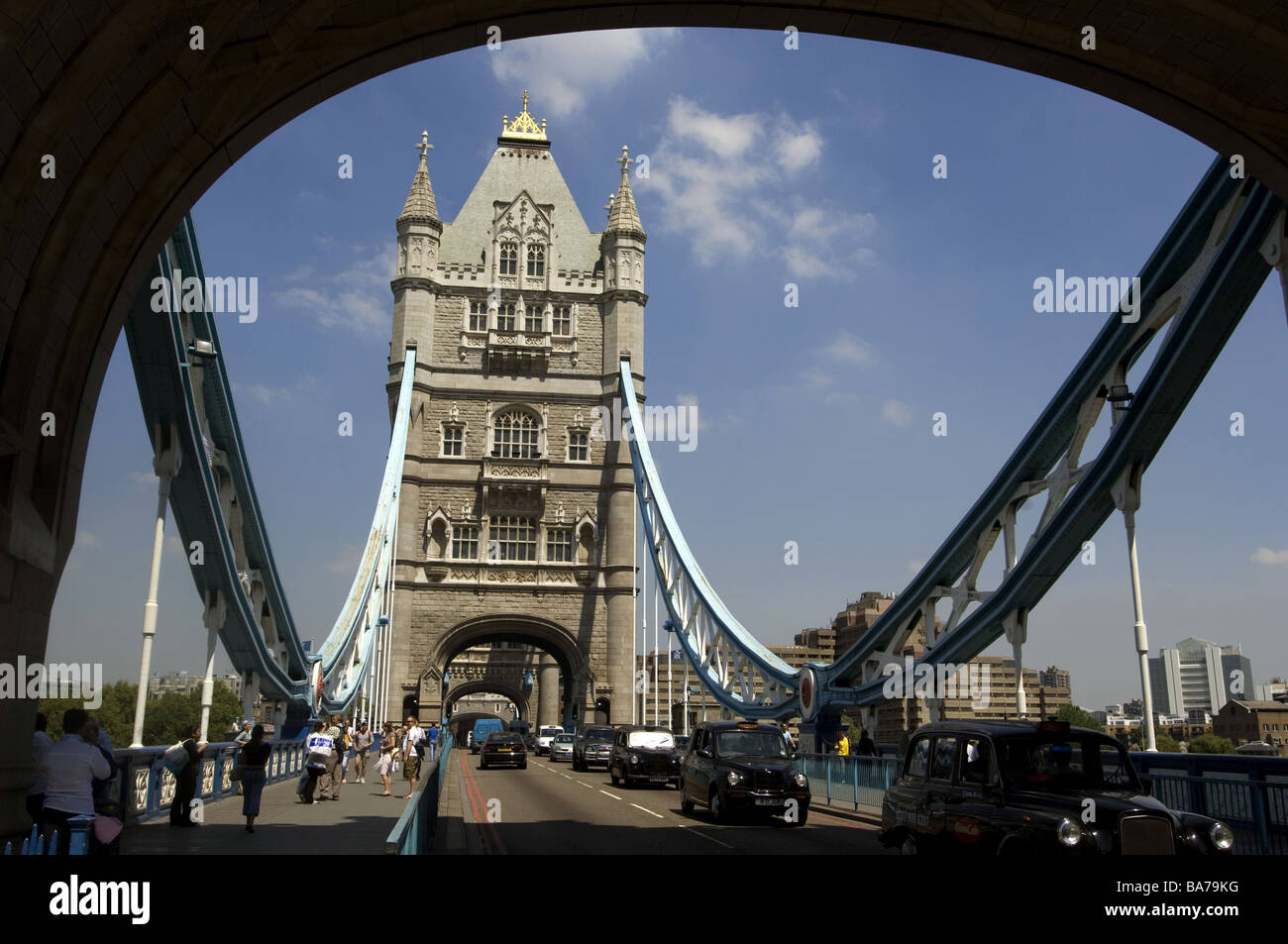 Great Britain England London tower bridge detail series Europe city ...
