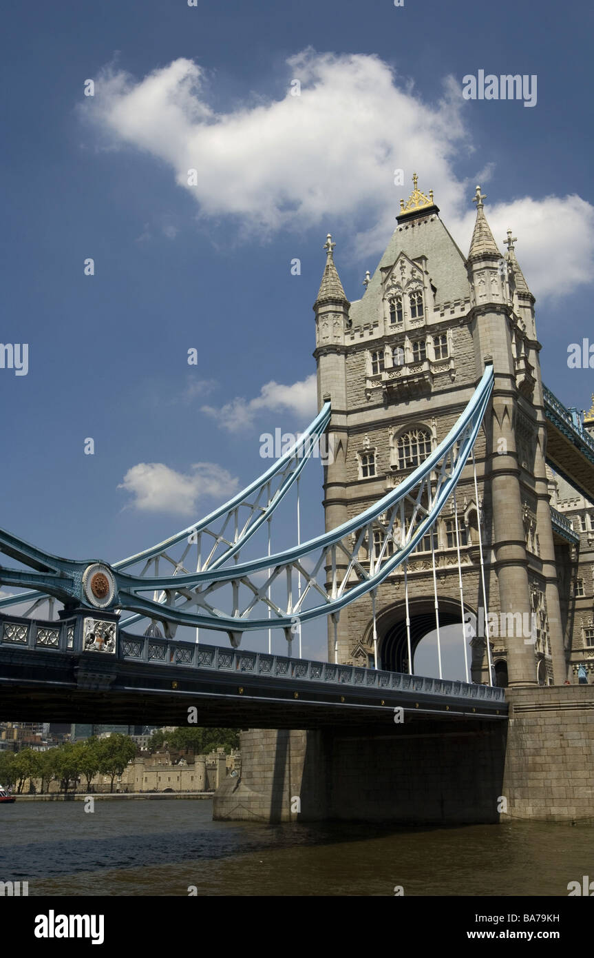 Great Britain England London tower bridge detail series Europe city ...