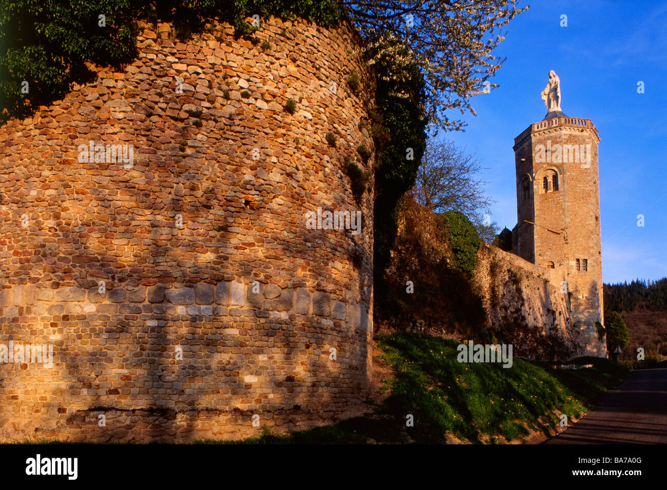 France, Saone et Loire, Autun, Gallo-Roman remparts and Tour des ...