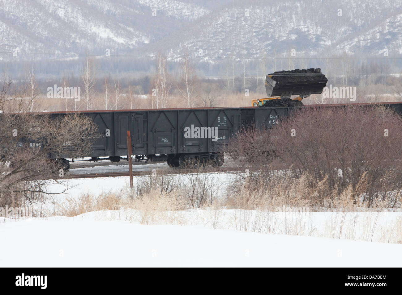 Loading coal train hi-res stock photography and images - Alamy