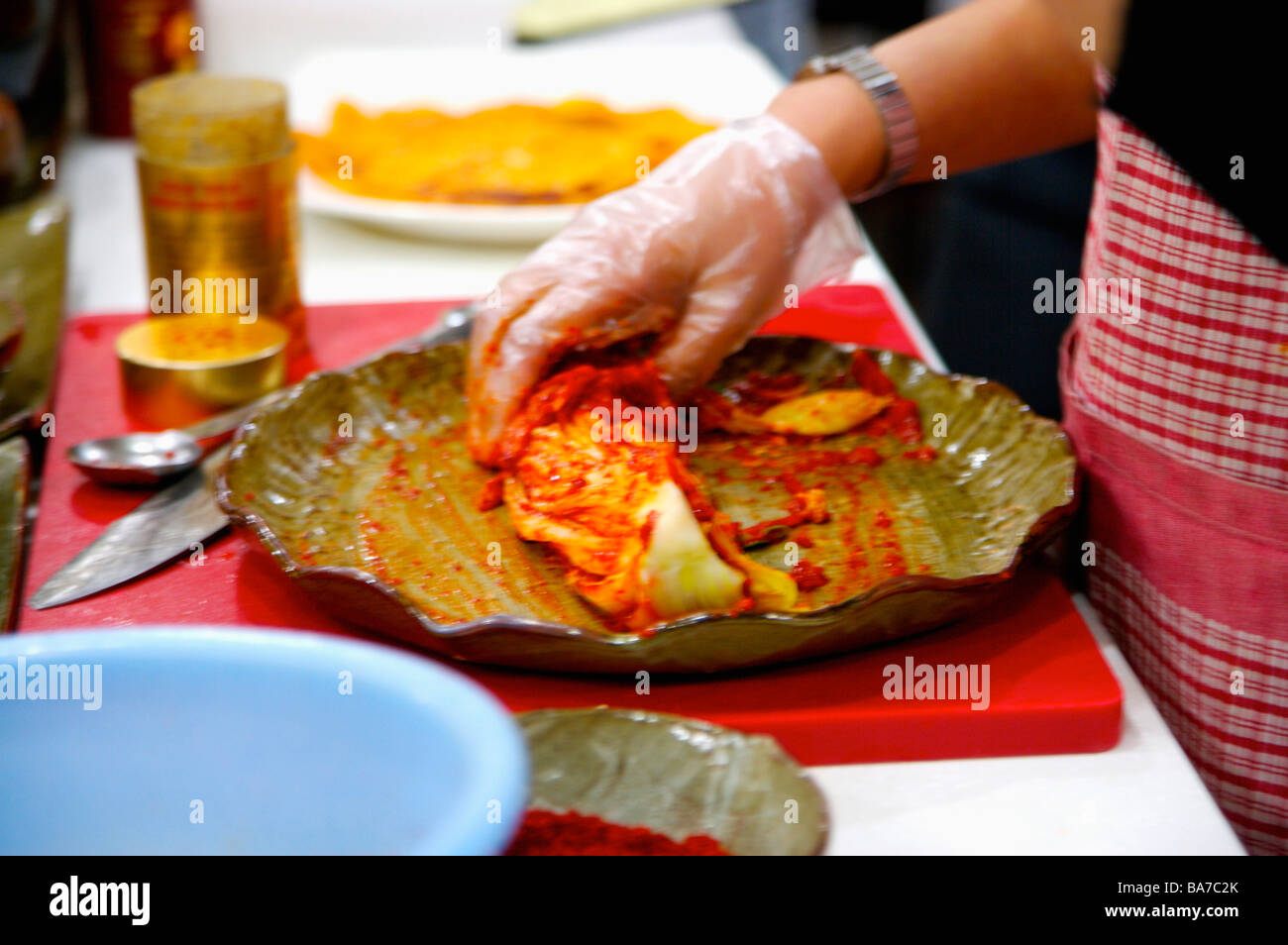 Kimchee making hi-res stock photography and images - Alamy