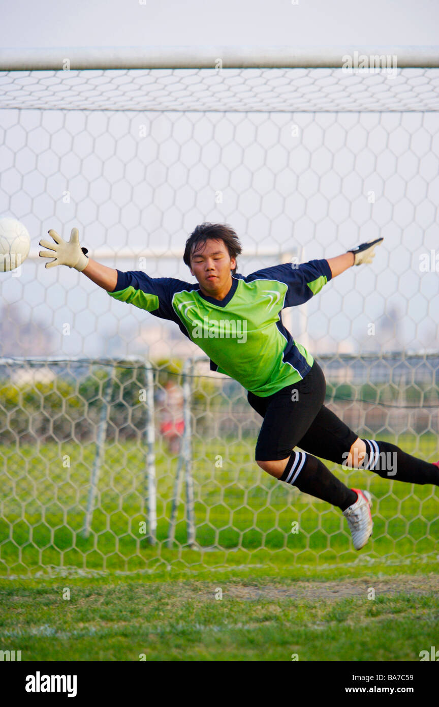 Football goalie hi-res stock photography and images - Alamy