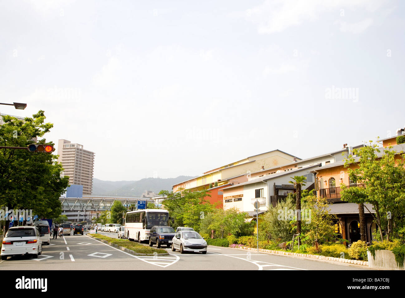 Street view Japan Kobe Stock Photo - Alamy