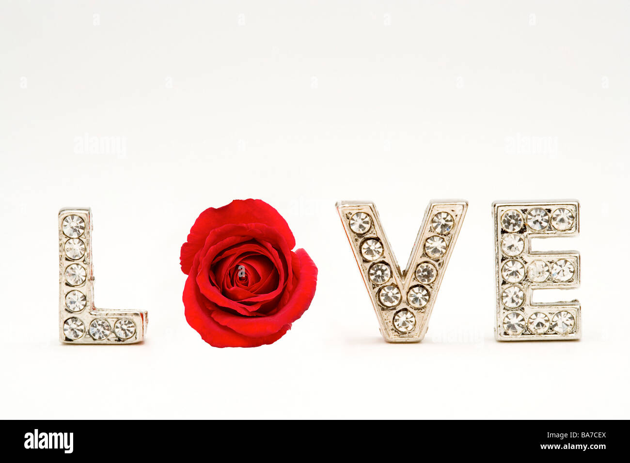 LOVE word against white background Stock Photo - Alamy