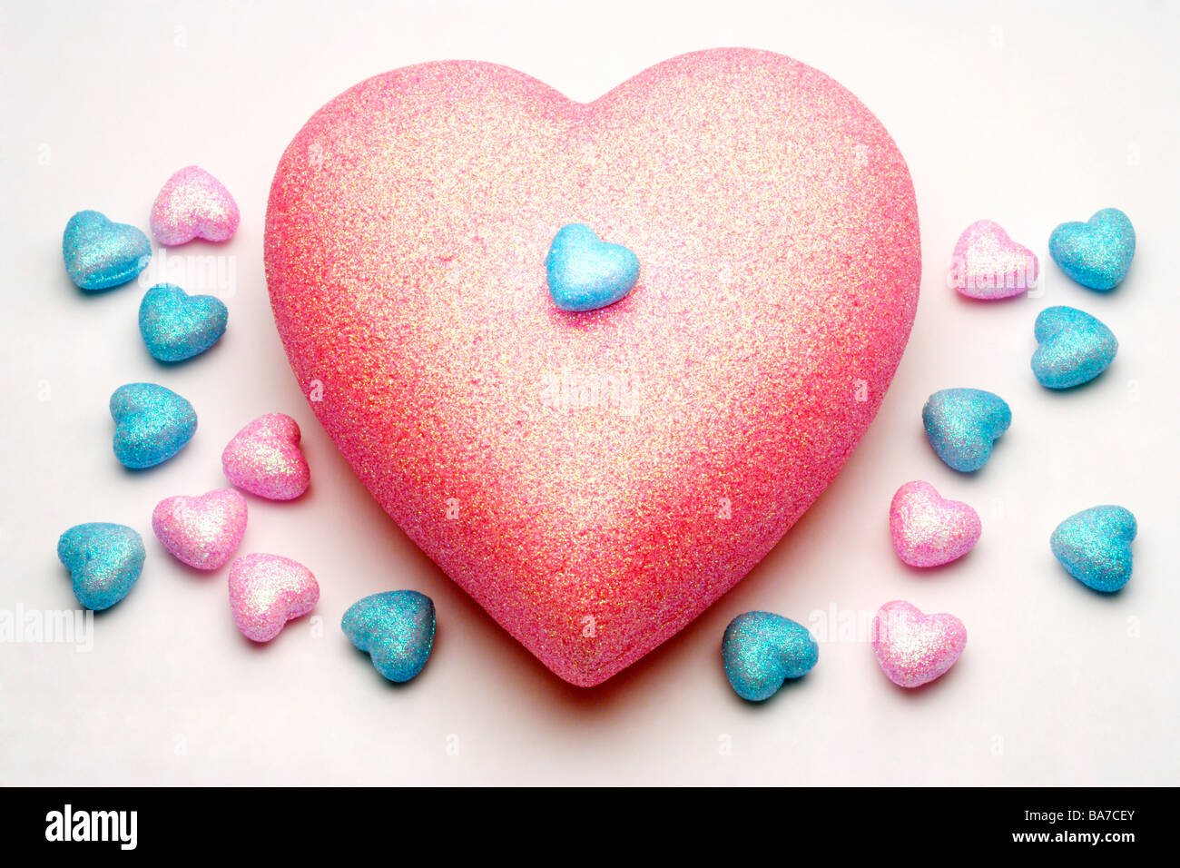 Heart shaped objects Stock Photo - Alamy