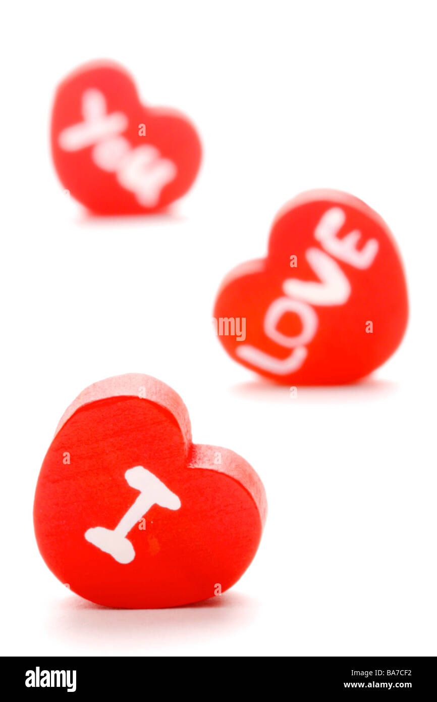 Heart shaped objects Stock Photo - Alamy