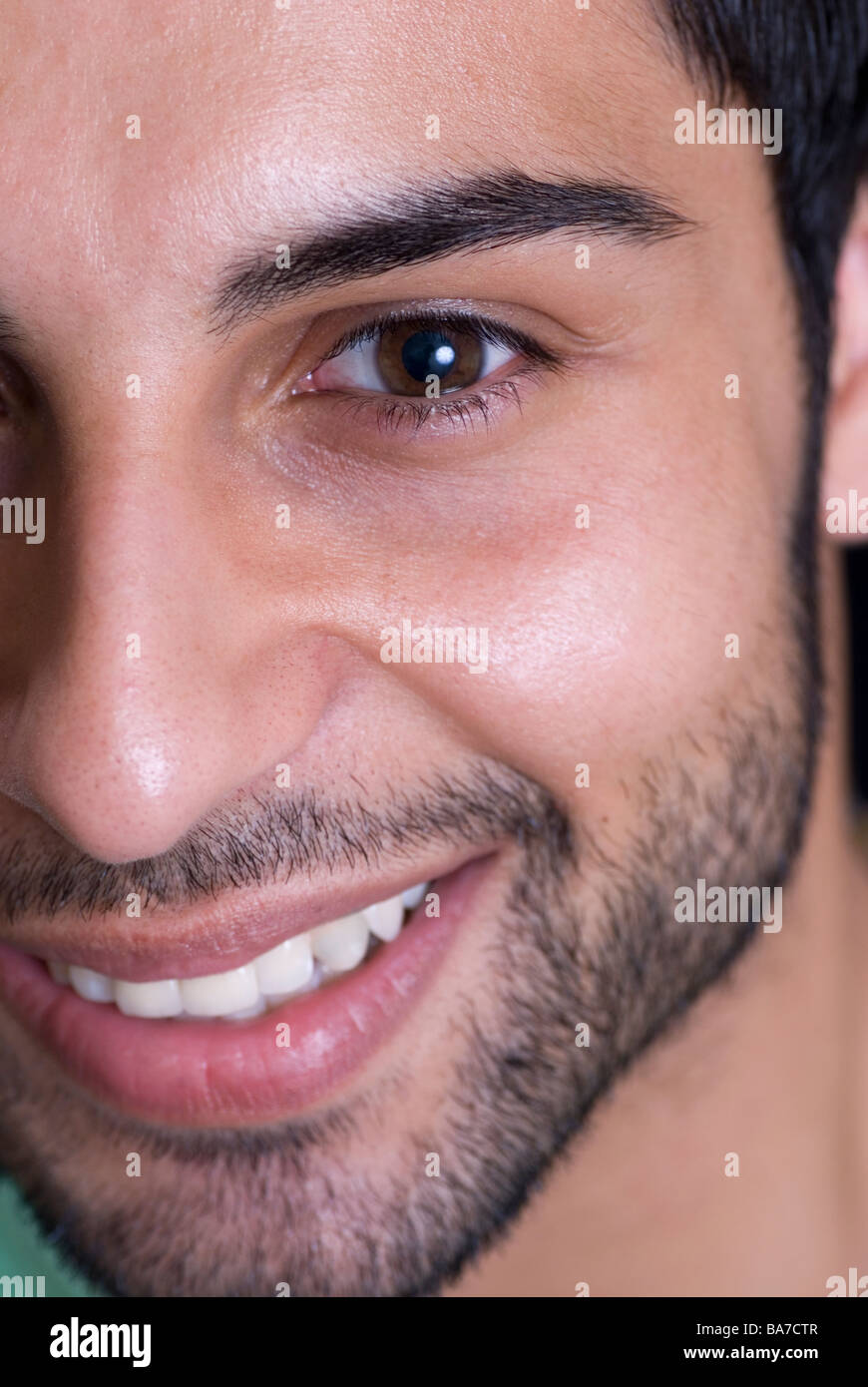 Men smile close up teeth hi-res stock photography and images - Alamy