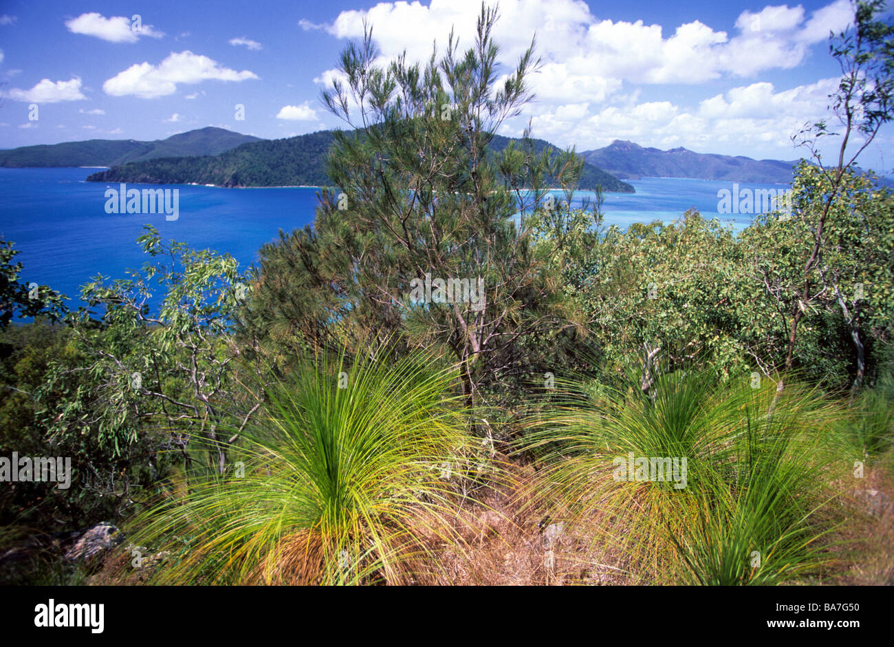 view from Hayman Island to Hook Island, Whitsunday Islands, Great ...