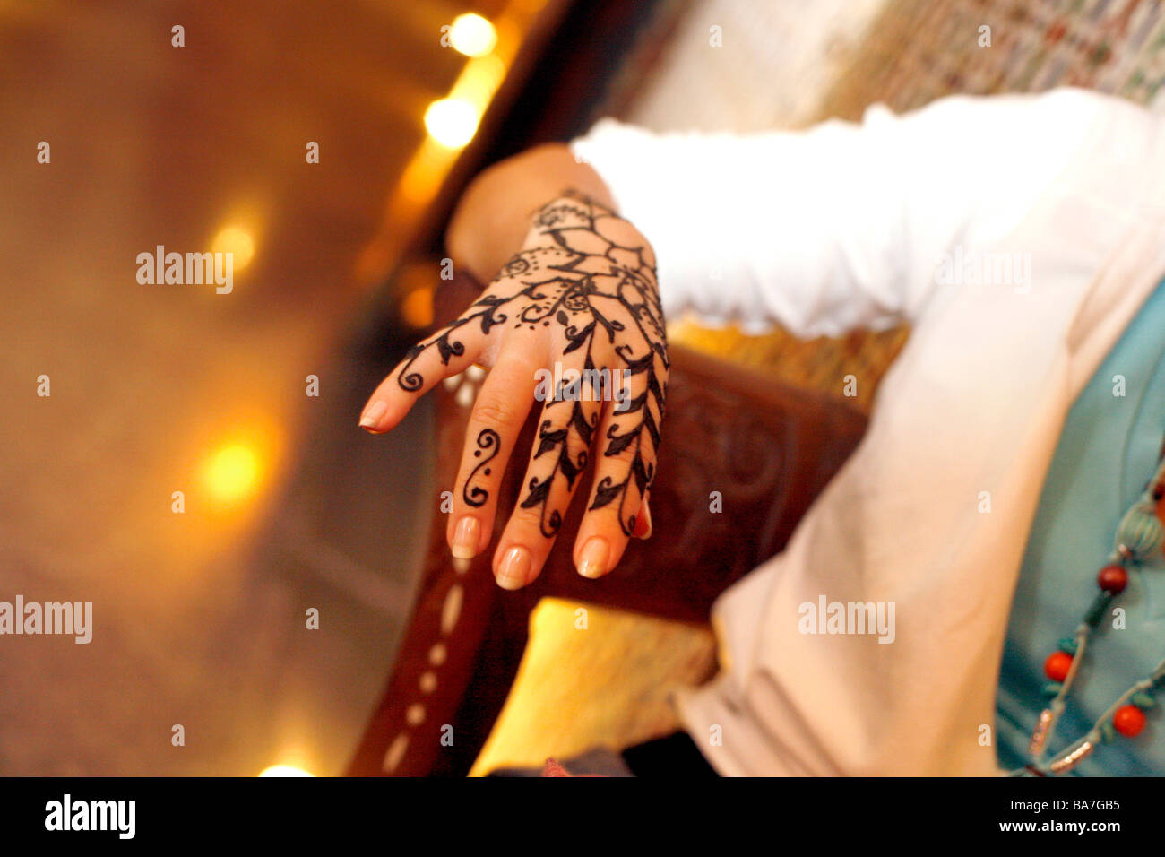 Morocco marrakech henna hi-res stock photography and images - Alamy