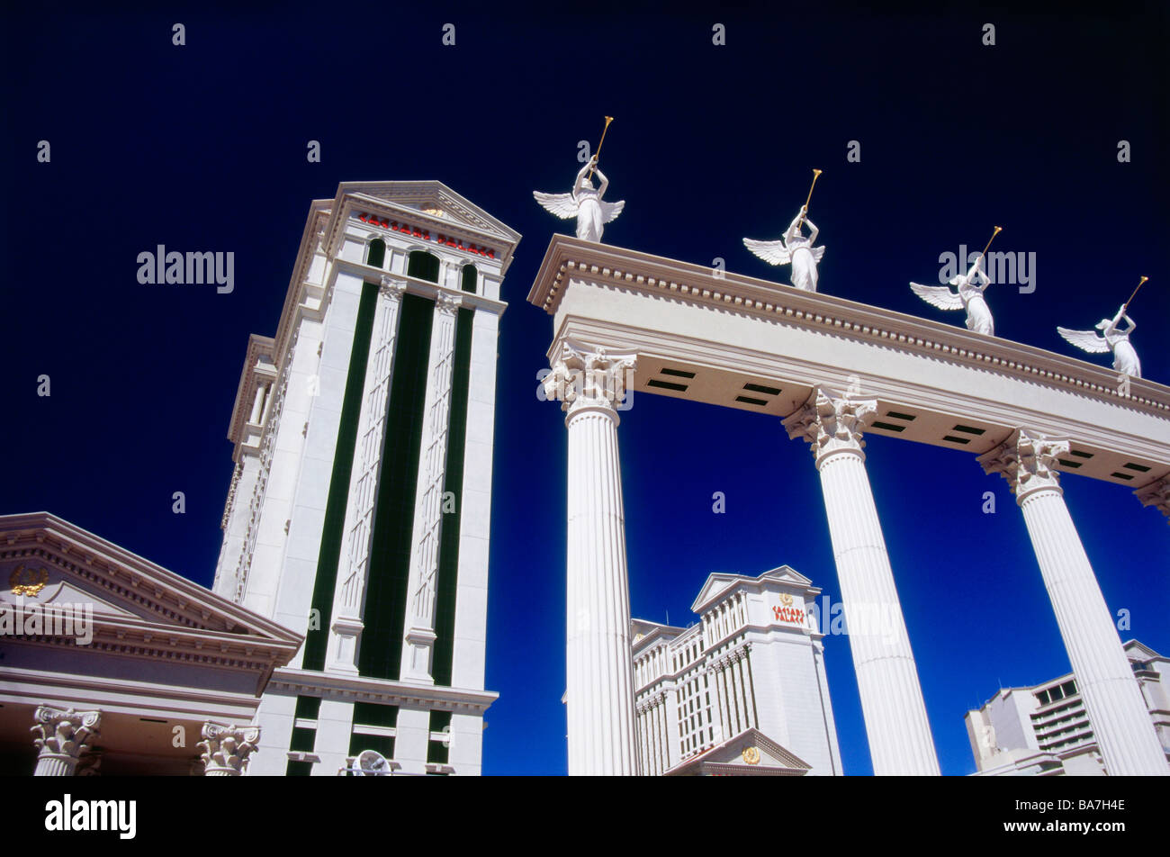 Exterior view of Hotel and Casino Cesar's Palace, Las Vegas, Nevada ...