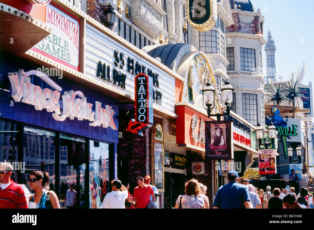 Street life on The Strip, Las Vegas, Nevada, USA, America Stock Photo ...
