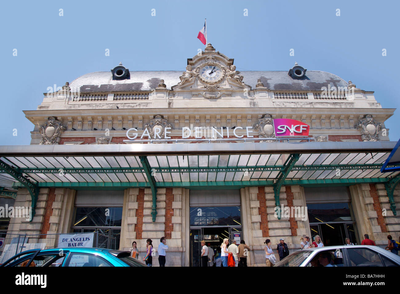 National flag of france in nice hi-res stock photography and images - Alamy