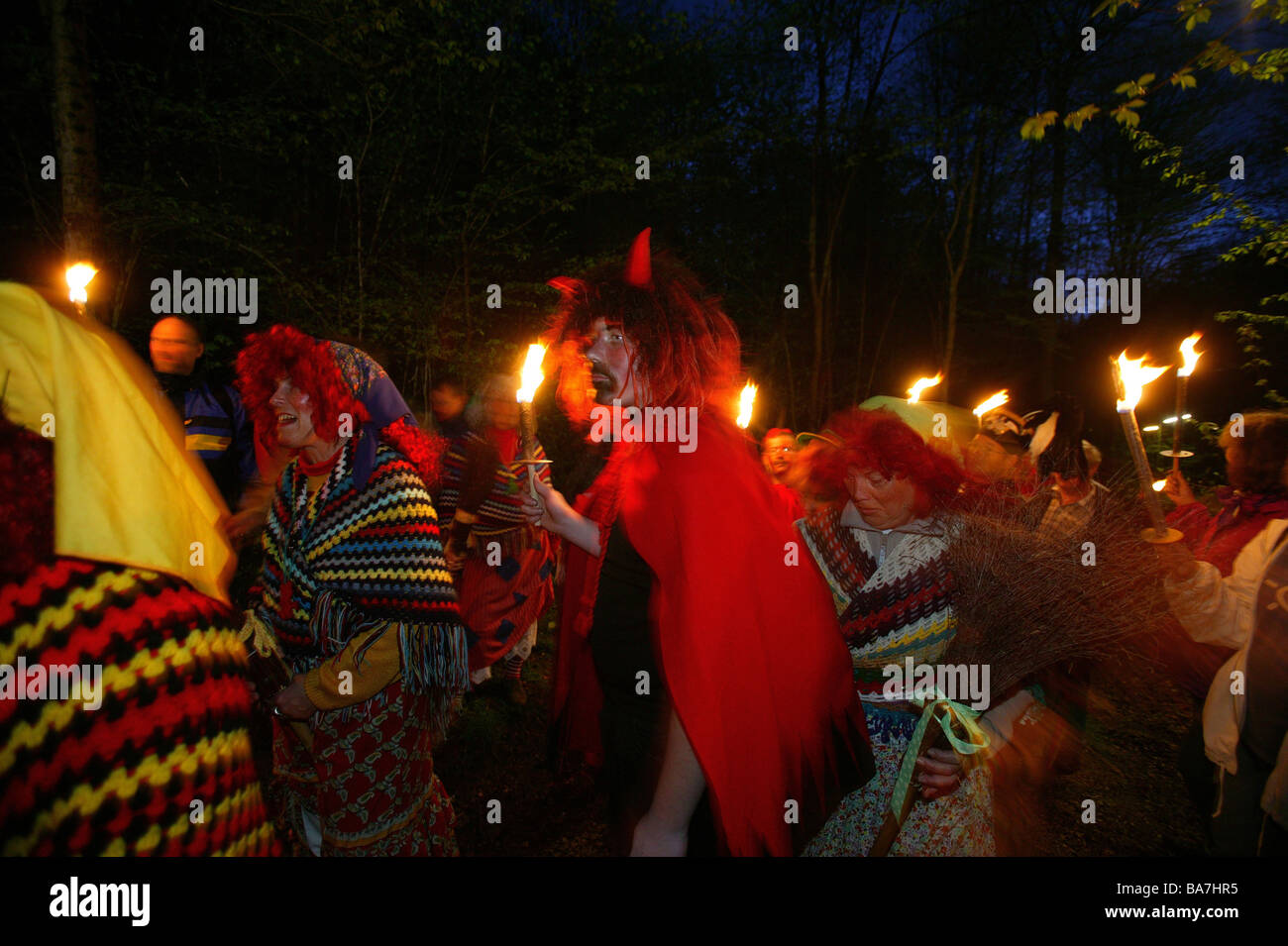 Walpurgis Night, witches day, tradition, Bad Grund, Harz Mountains ...