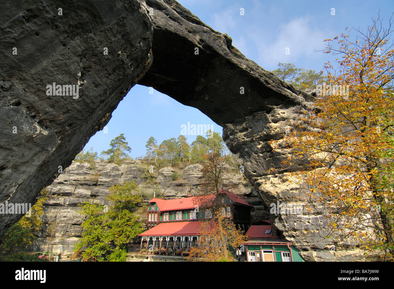 Prebischtor, Pravicicka Brana, Bohemian Switzerland, Czech Republic ...