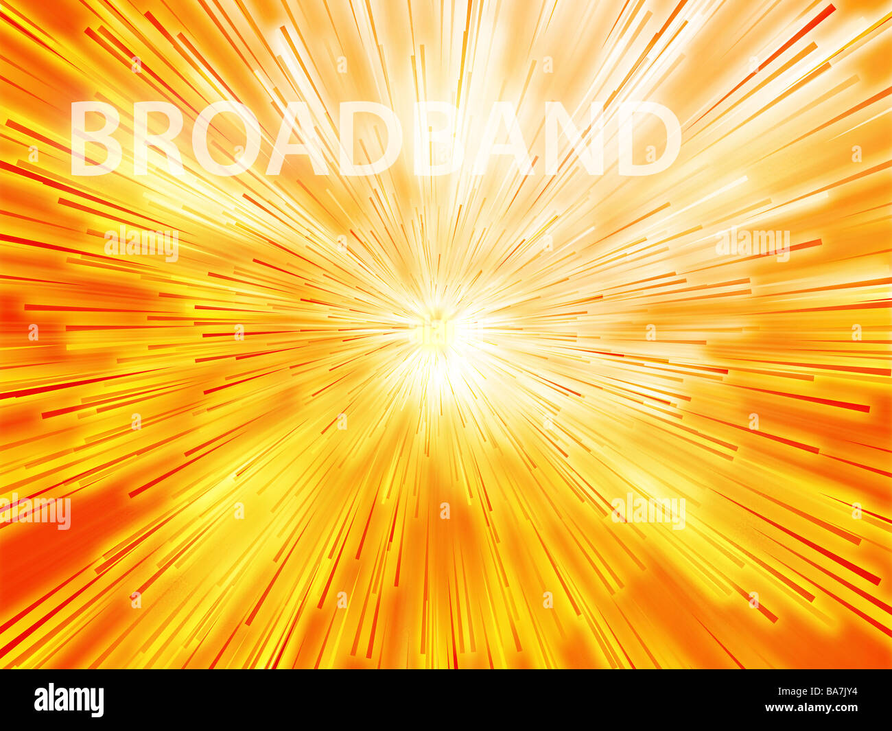 Broadband illustration showing information transfer and flow Stock ...