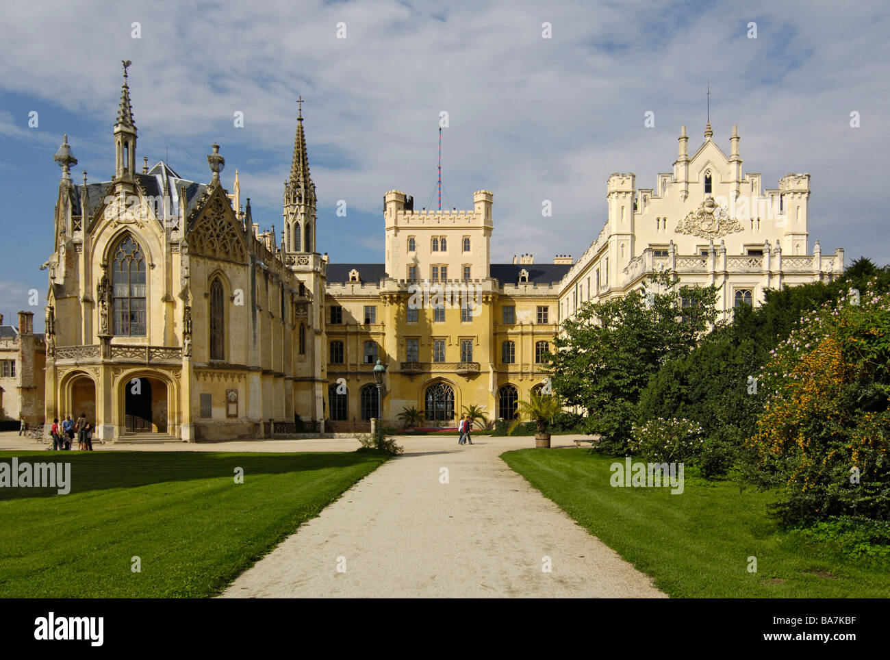 Castle Lednice, Czech Republic Stock Photo - Alamy