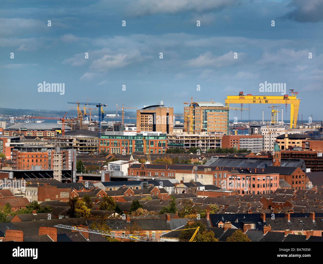 Belfast View Northern Ireland Stock Photo - Alamy