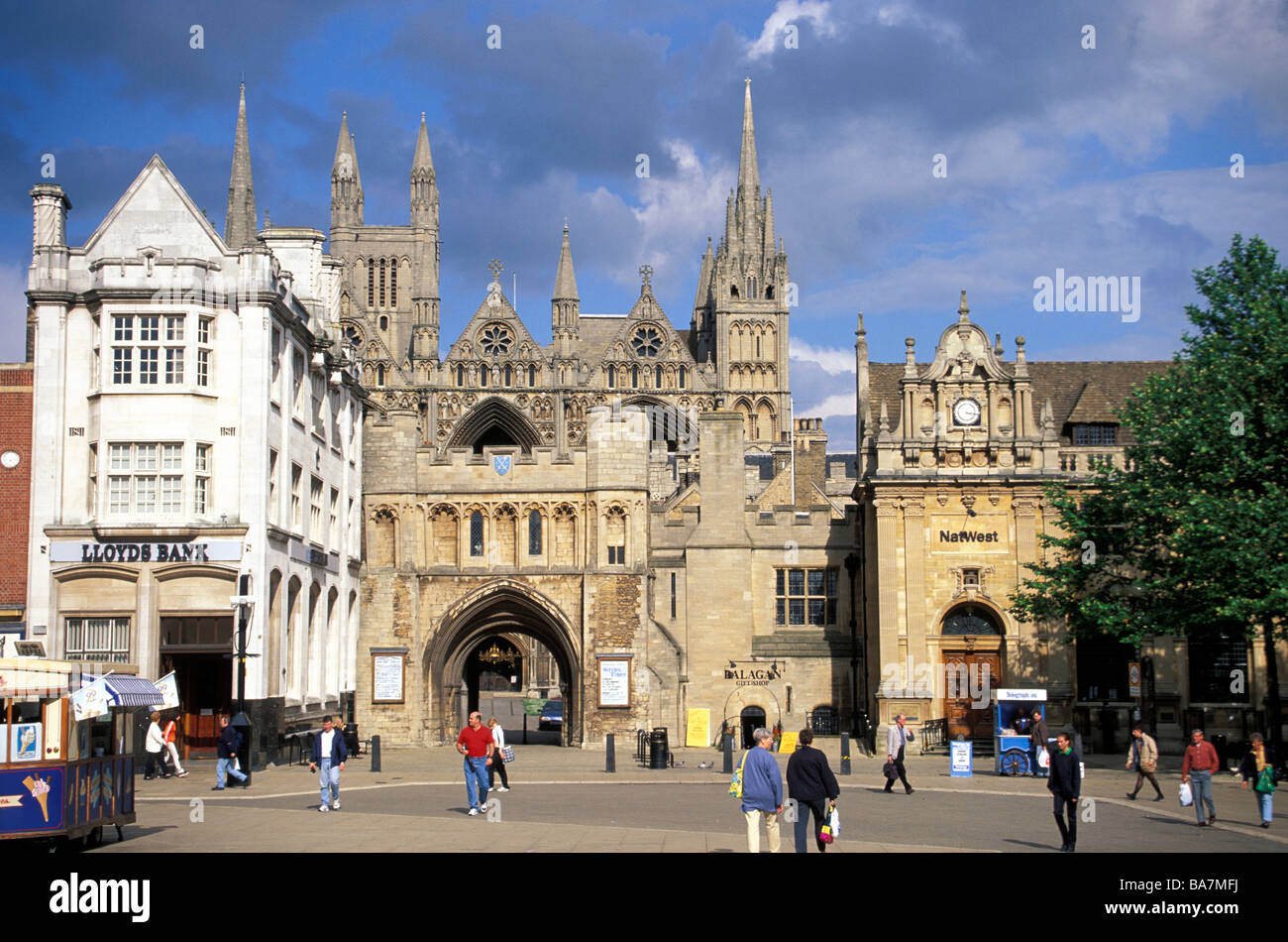 Peterborough Cathedral, Peterborough, Cambridgeshire, England, United ...
