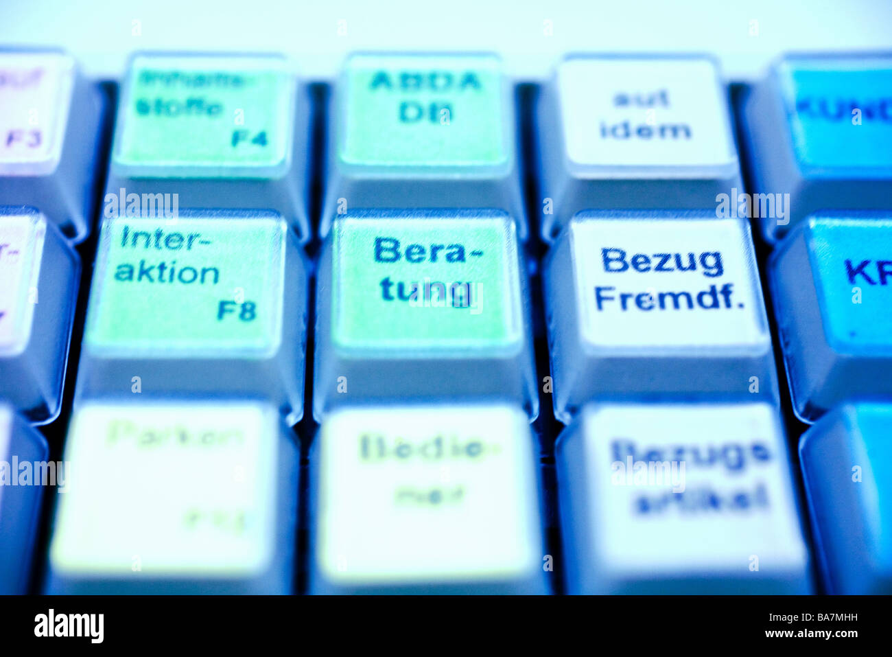 Computers keyboard function-buttons special-functions Close-up medicine ...