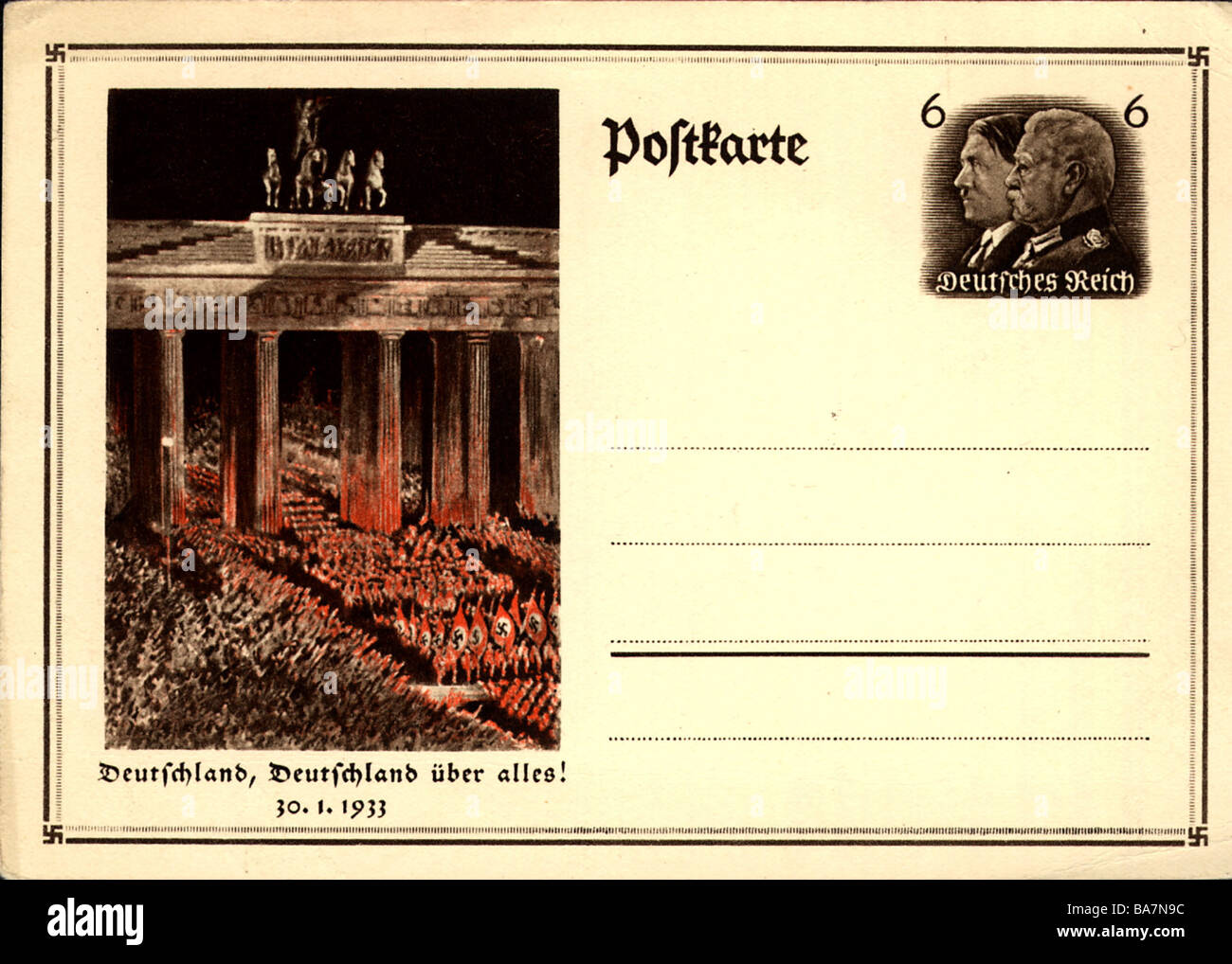 1930s propaganda postcard hi-res stock photography and images - Alamy