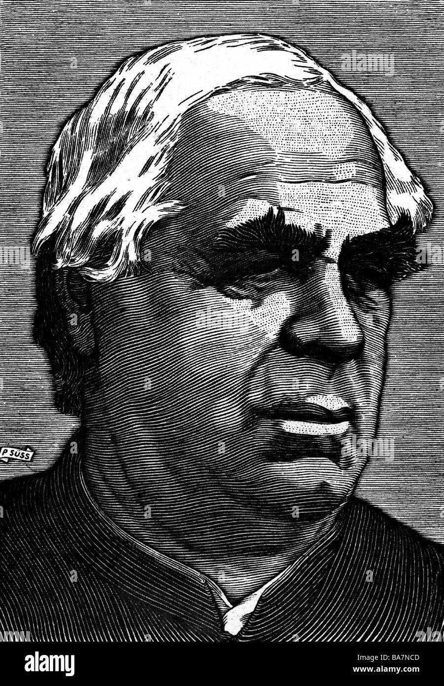 Priest sebastian kneipp Black and White Stock Photos & Images - Alamy