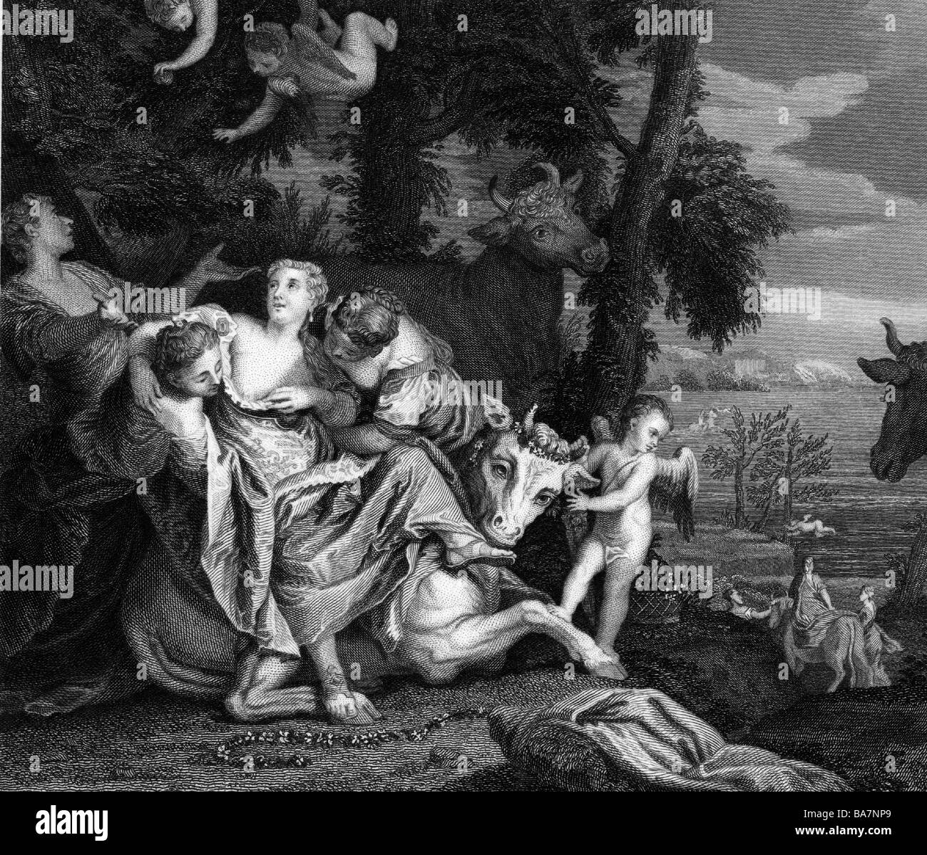 Europa (Europe), Greek legendary figure, daughter of Agenor of Tyre ...