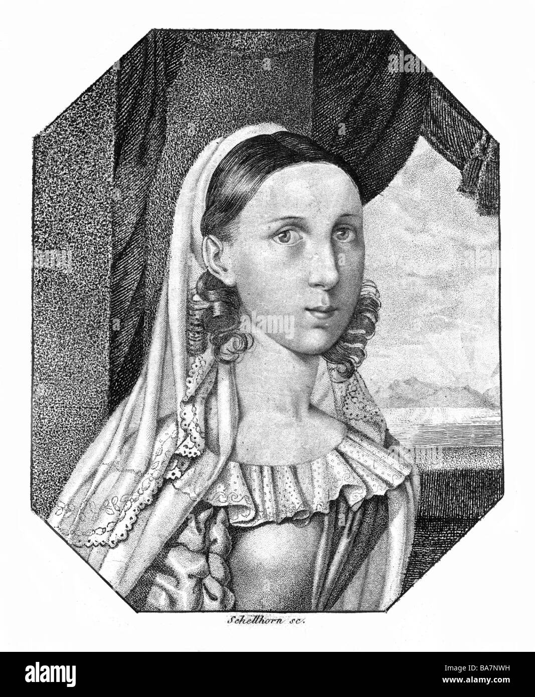 Emma lyon hamilton Black and White Stock Photos & Images - Alamy