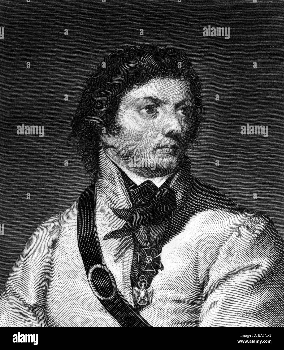 Kosciuszko, Tadeusz, 12.2.1746 - 15.10.1817, Polish general, portrait ...