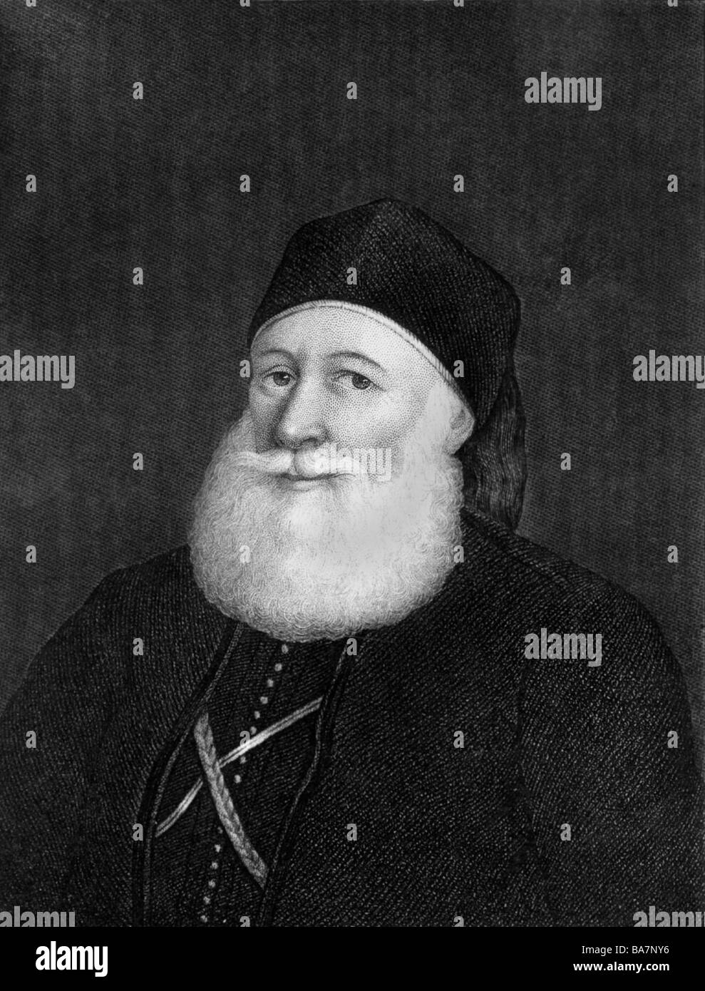 Muhammad Ali, 1769 - 12.8.1849, Khedive of Egypt 13.2.1841 - 12.8.1849 ...