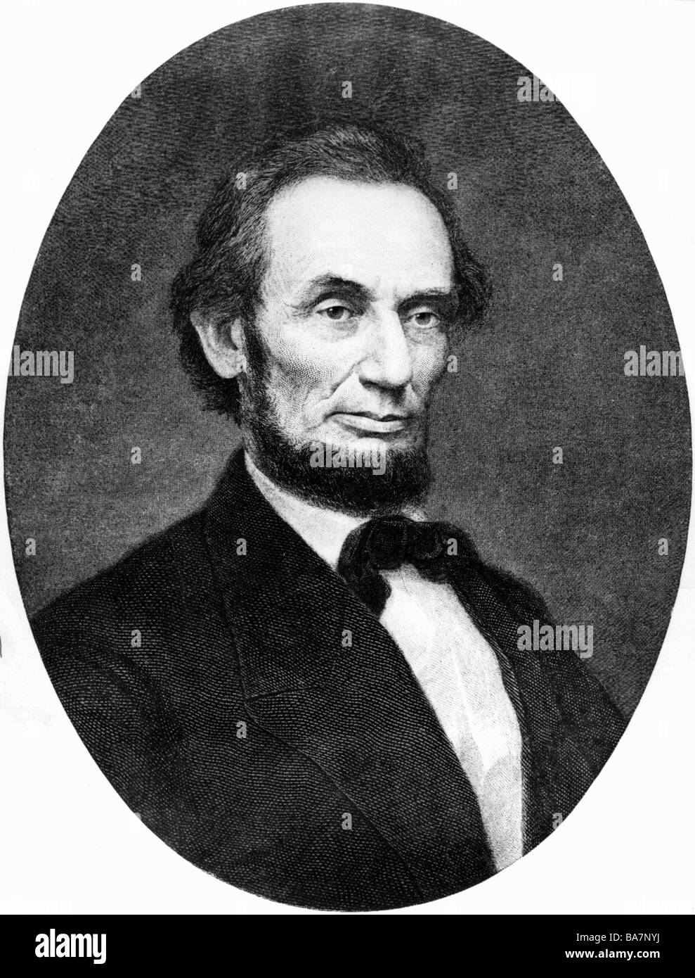 President Abraham Lincoln And Civil War Black and White Stock Photos ...