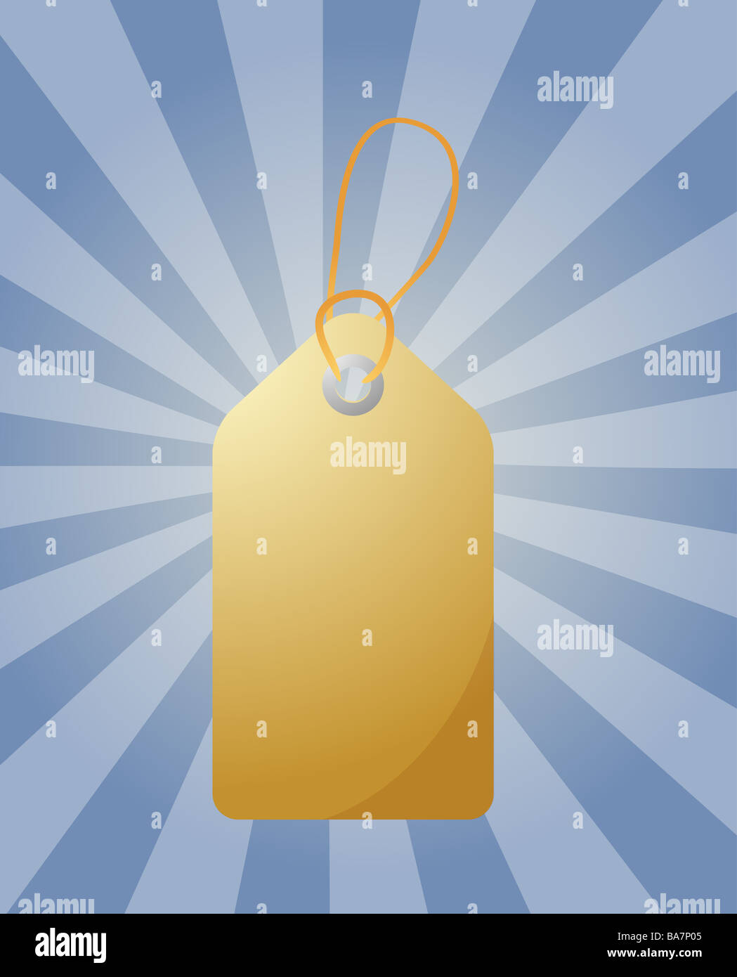 Empty sales promotion announcement label with radial background Stock ...