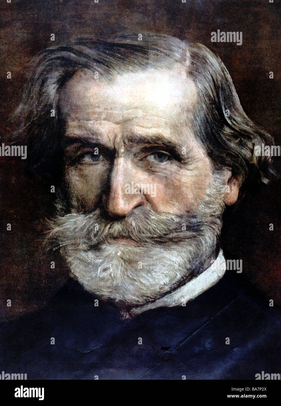 Verdi, Giuseppe, 10.10.1813 - 27.1.1901, Italian composer, portrait ...