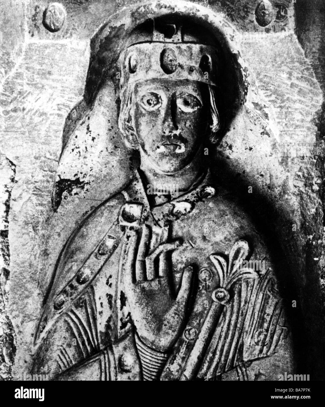 Widukind (Wittekind), circa 730 - 807, Saxon leader, portrait Stock ...