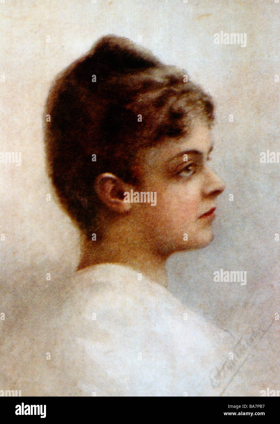 Vetsera, Mary von, 19.3.1871 - 30.1.1889, Austrian noblewoman, mistress ...