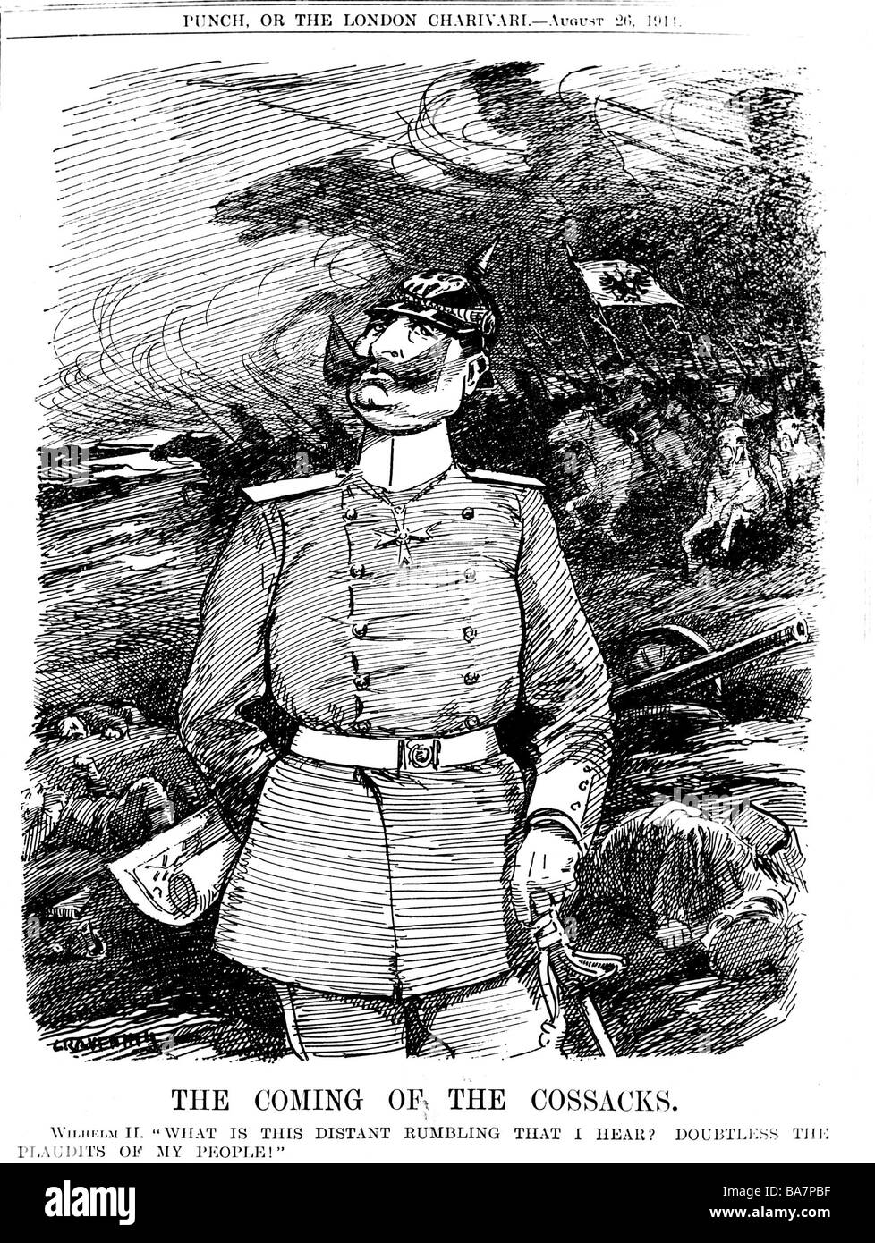 William ii german emperor caricature hi-res stock photography and ...