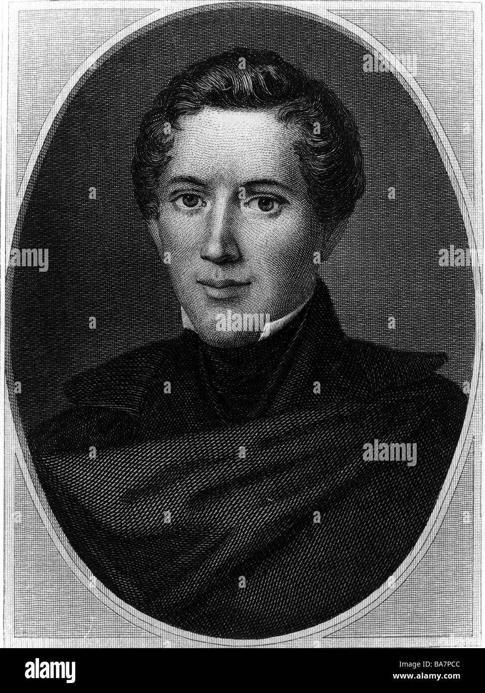 Wilhelm hauff portrait Black and White Stock Photos & Images - Alamy