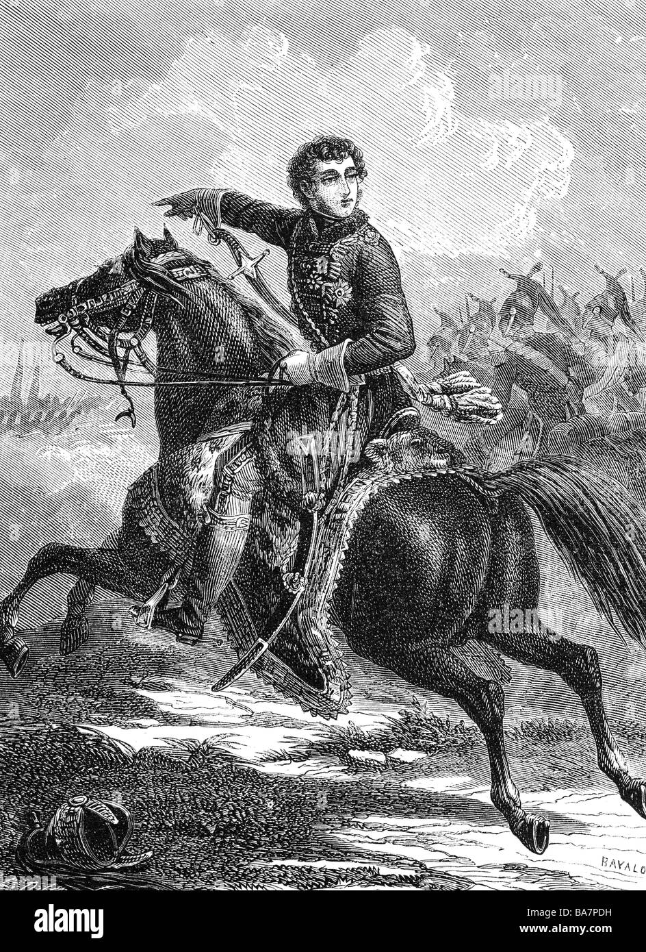 French napoleonic cavalry 1815 hi-res stock photography and images - Alamy