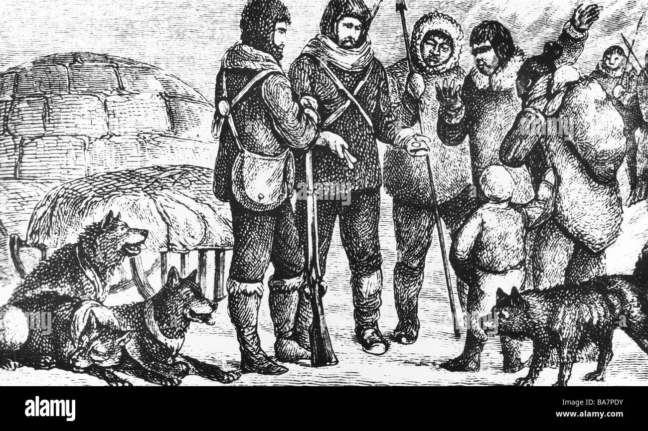 Inuit people arctic Black and White Stock Photos & Images - Alamy