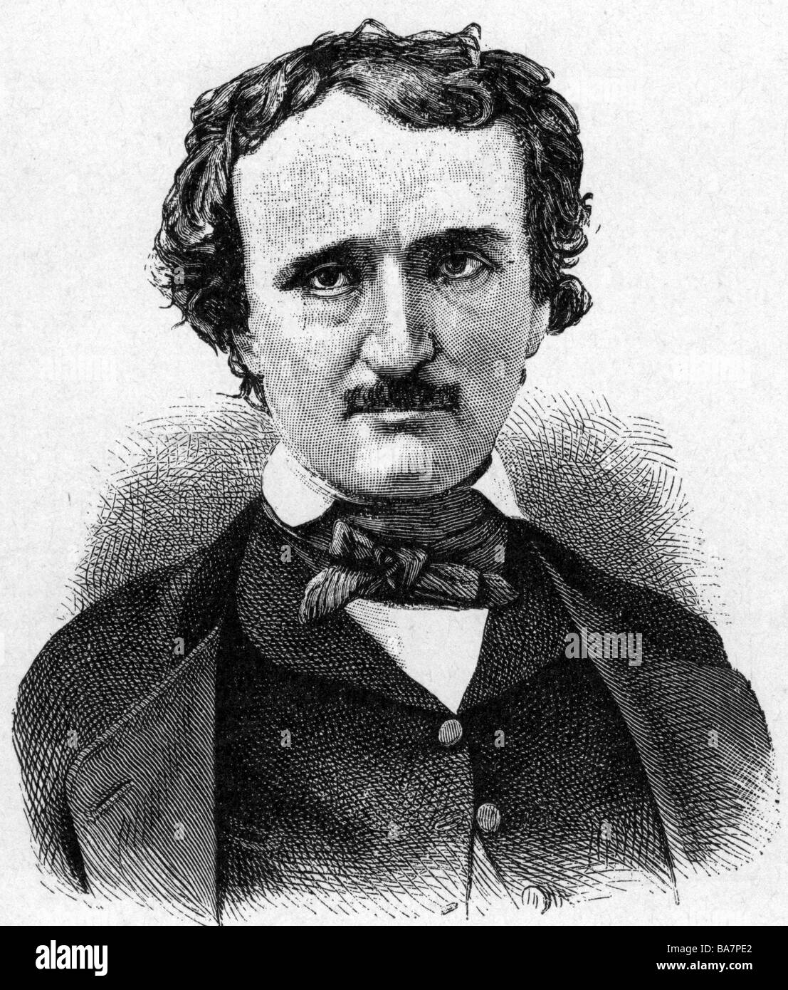 Poe, Edgar Allan, 19.1.1809 - 7.10.1849, American author / writer ...