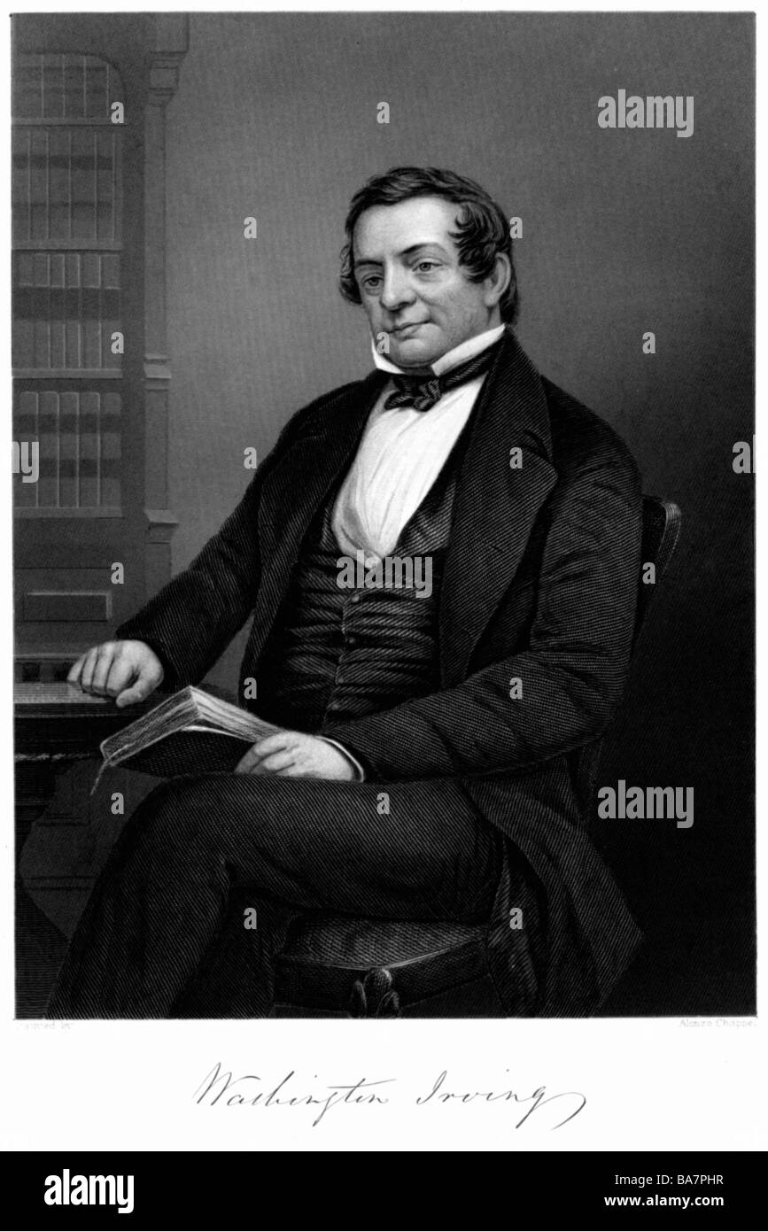 Author washington irving hi-res stock photography and images - Alamy
