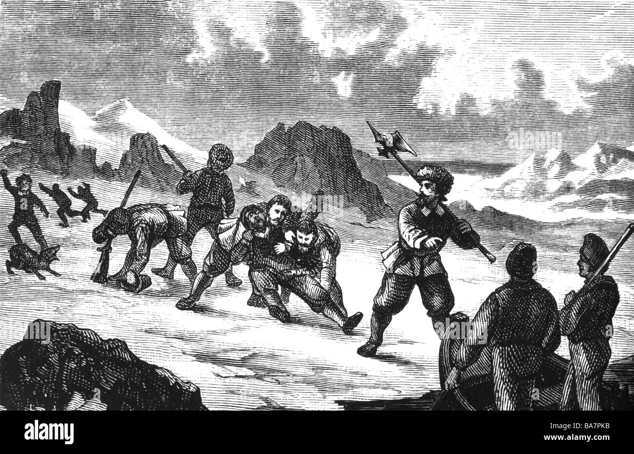 Frobisher, Martin, circa 1535 - 22.11.1594, English navigator ...