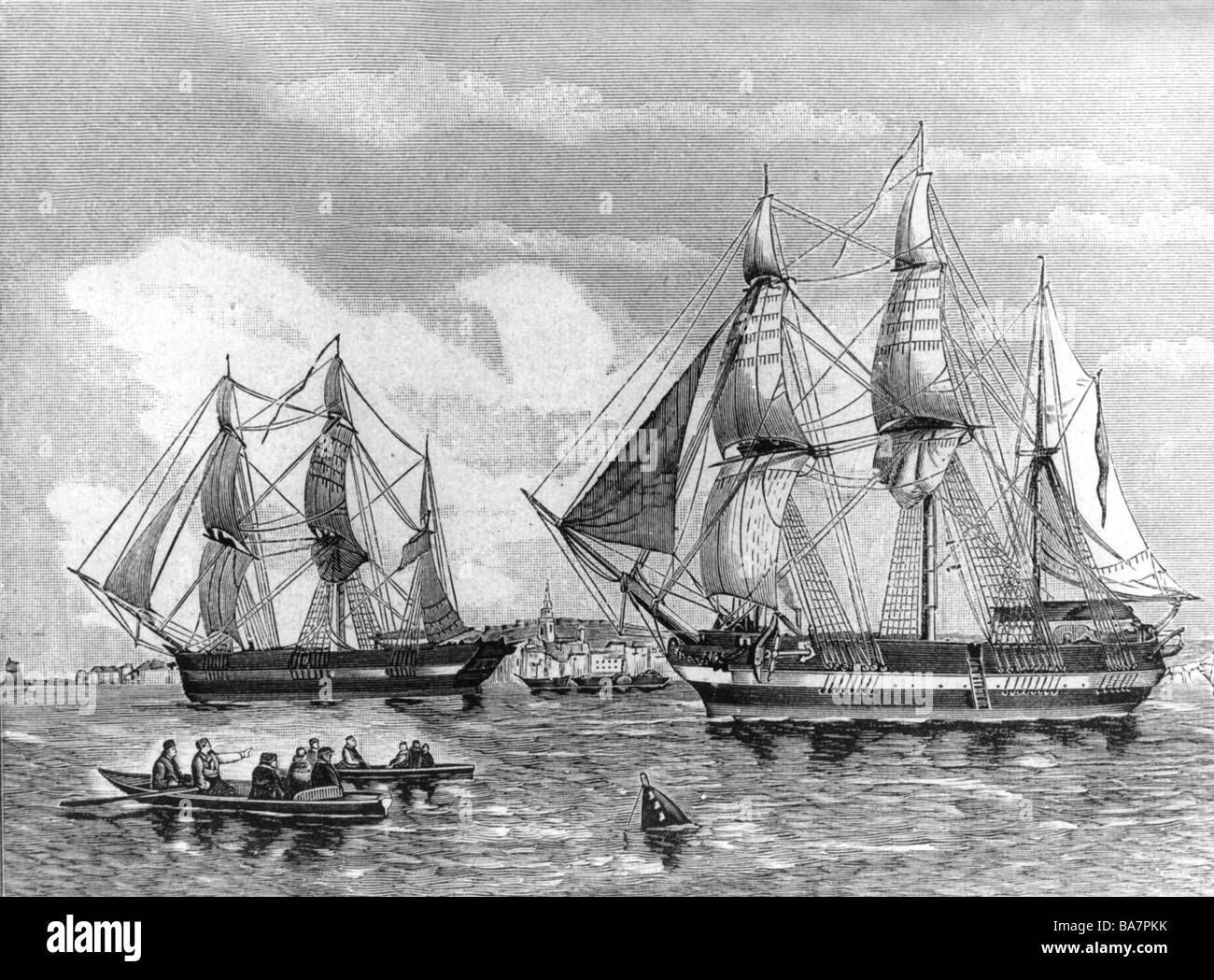 Hms erebus and terror arctic hi-res stock photography and images - Alamy