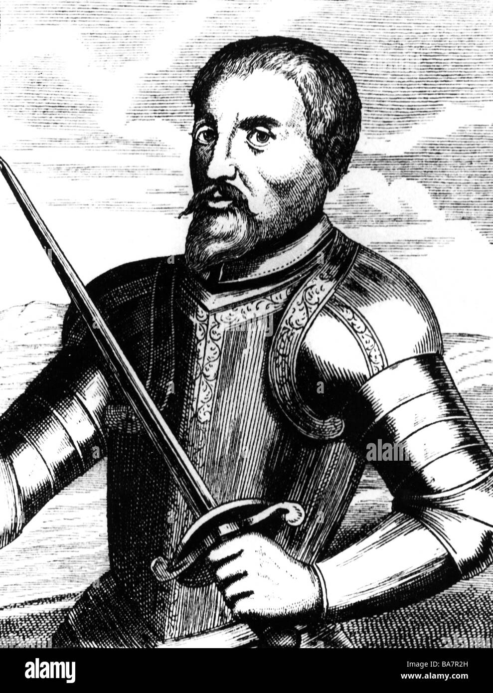 Soto, Hernando de, circa 1496 - 21.3.1543, Spanish explorer ...