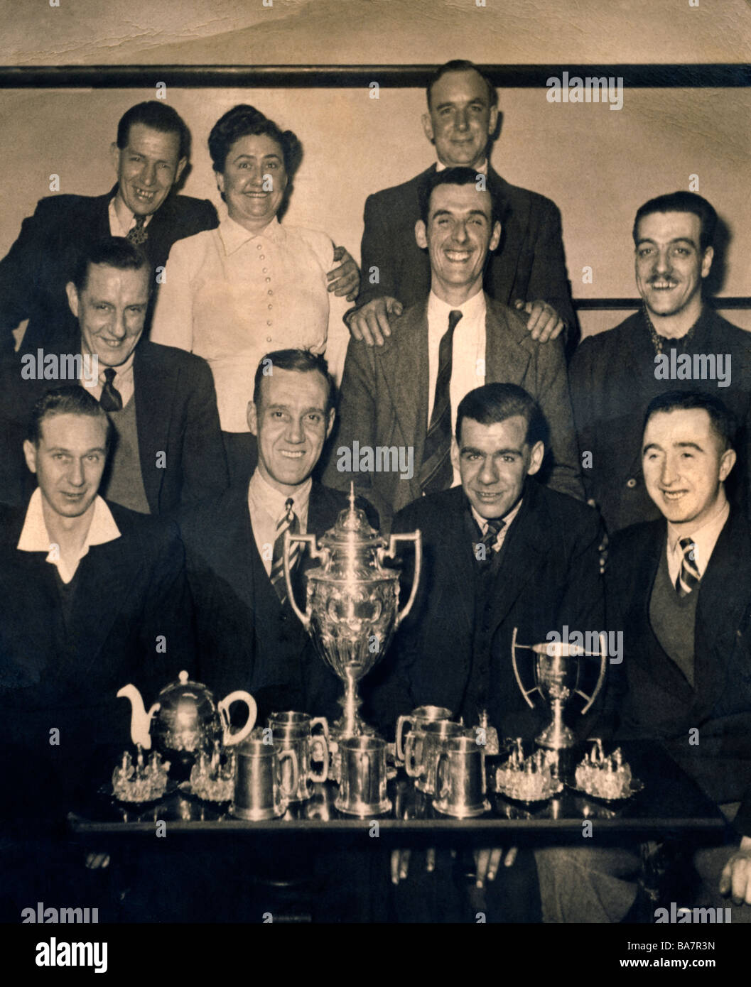 The Winning Team - circa 1953 Stock Photo - Alamy
