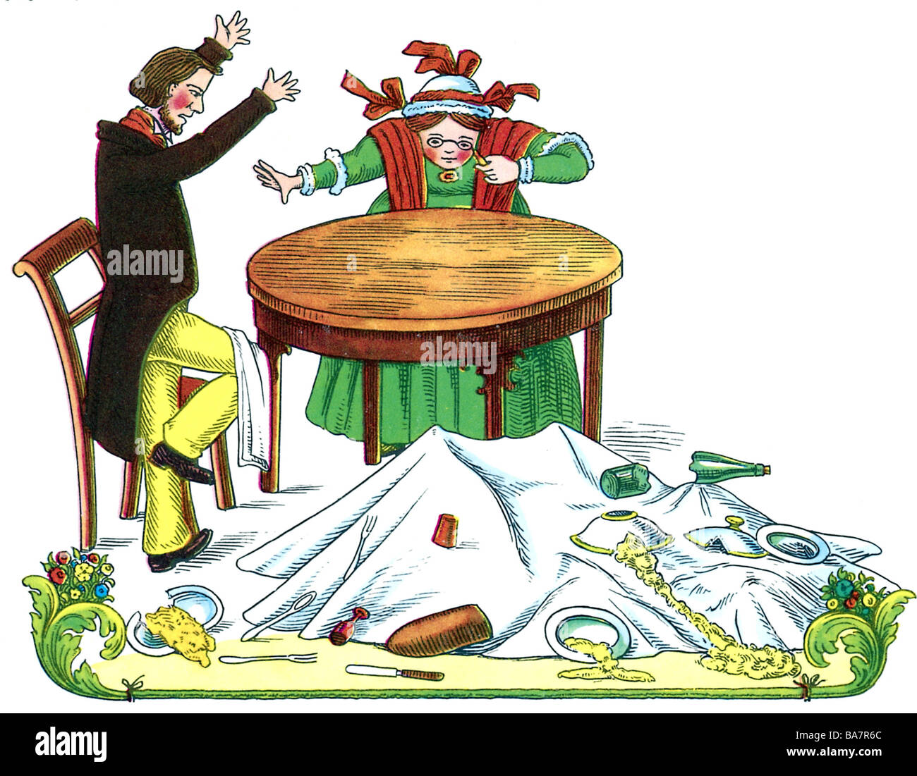 literature, "Der Struwwelpeter", "The Story of Fidgety Philip" (Zappel ...
