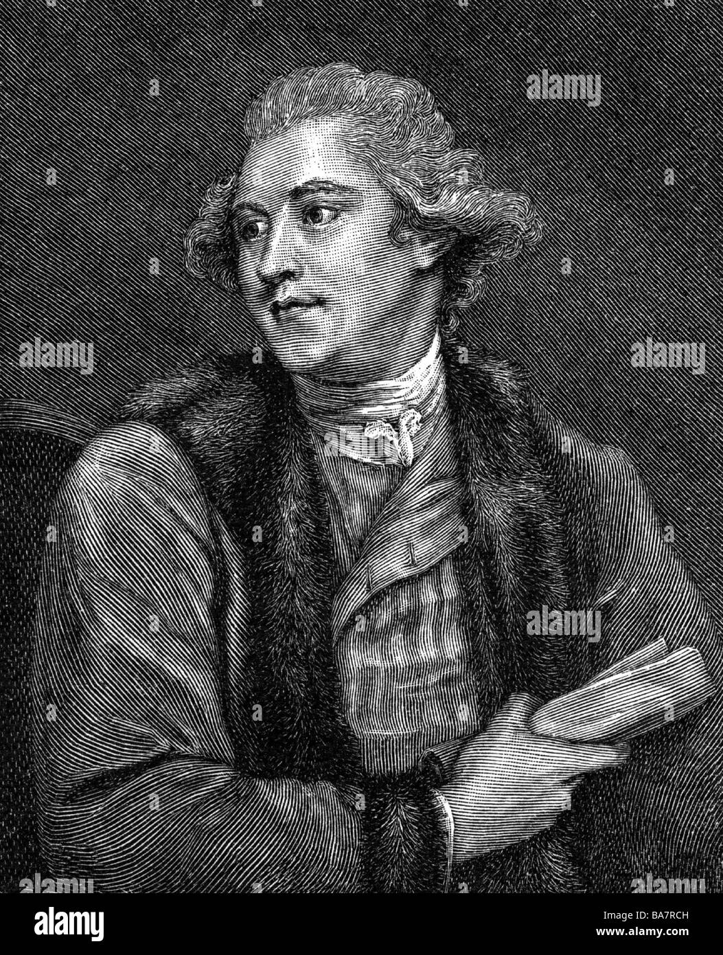 MacPherson, James, 27.10.1736 - 17.2.1796, Scottish author / writer ...