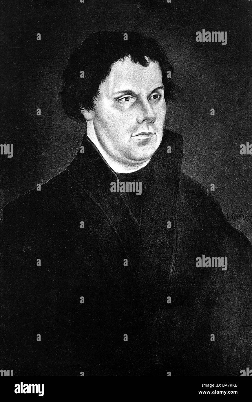 Portrait martin luther 1483 1546 german hi-res stock photography and ...
